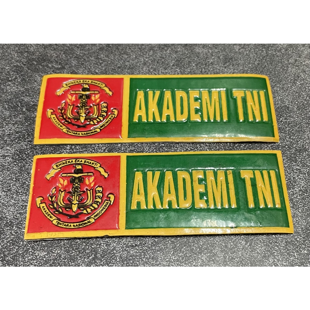 Jual Sticker Plat Akmil (Merah Hijau) - Stiker Plat Angkatan Militer ...