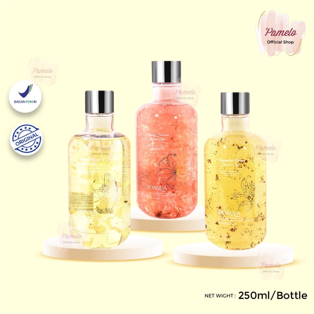 Jual ️ Pamelo ️ BIOAQUA Shower Gel Abstract Fresh Petals 250ml - BIOAQUA Body Wash - Jasmine ...