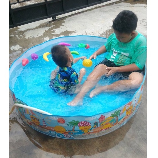 Jual Kolam renang anak tanpa pompa Intex 122cm 58477 - Kolam karet tanpa pompa | Shopee Indonesia