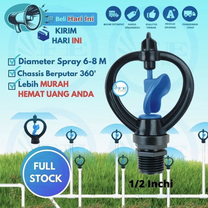 Jual SPRINKLER PERTANIAN IRIGASI TANAMAN SPRINKLER BUTTERFLY SPRINKLER ...