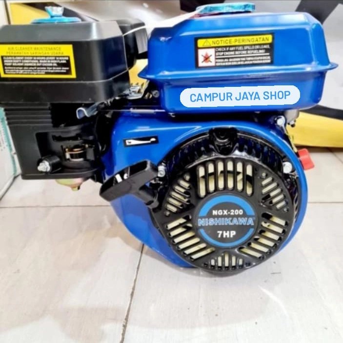 Jual Engine Mesin Penggerak Nishikawa 7 Hp Engin NGX 200 Gaseline Enjin ...