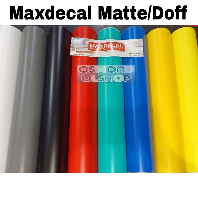 Jual Sticker MAXDECAL Matte/Doff (Roll) 45cm X 15m | Shopee Indonesia