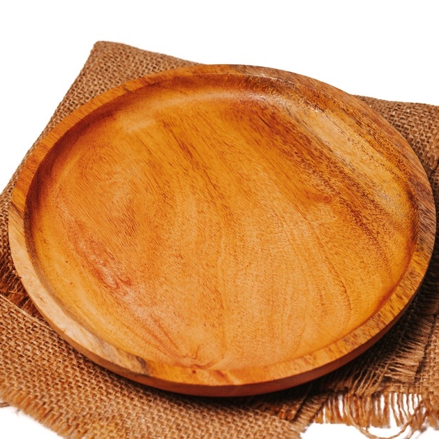 Jual [FREE GRAFIR] Piring Kayu | Hampers Kayu | Souvenir Kayu Custom ...