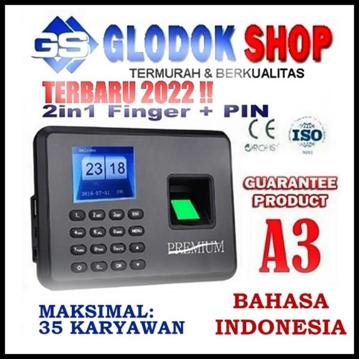 Jual New Mesin Absen / Mesin Absensi / Sidik Jari / Finger Print A3 ...