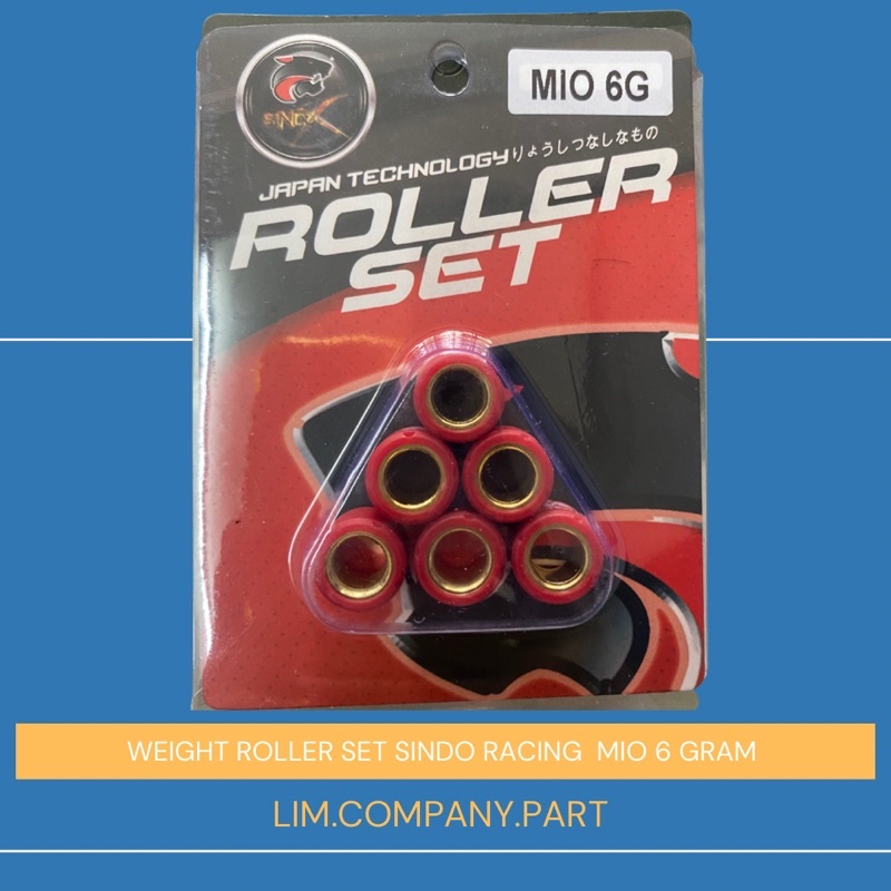 Jual Roller Racing Set Sindo Mio | Mio J | X ride | Soul Gt Ukuran 6 ...