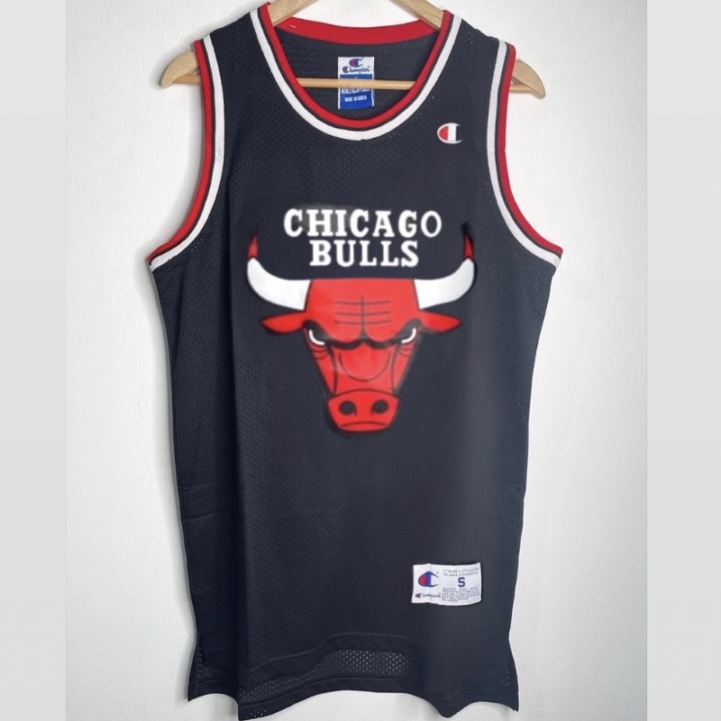 Jual JERSEY BASKET NBA CLASSIC CHAMPION HWC CHICAGO BULLS LOGO CHAMPION ...