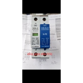 Jual Surge arrester OBO V20-C 1phase dan Netral 280 V AC anti petir ...