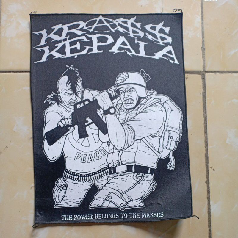 Jual PROMO BACKPATH (Emblem Punggung jaket) bordil punk backpack sablon ...