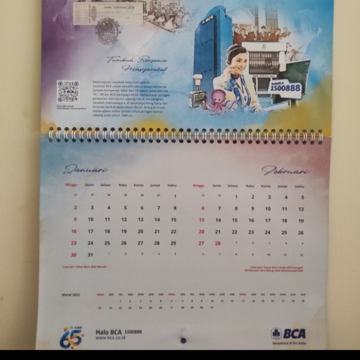 Jual Kalender meja duduk 2022 BCA PRIORITAS | Shopee Indonesia