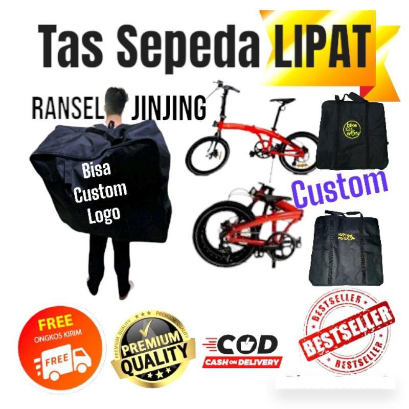 Jual Tas Untuk Membawa Sepeda Lipat custom, Tas Sepeda Lipat Material ...