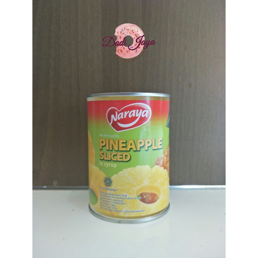 Jual PROMO AKHIR TAHUN!! Naraya Pineapple Sliced 565gr | Shopee Indonesia