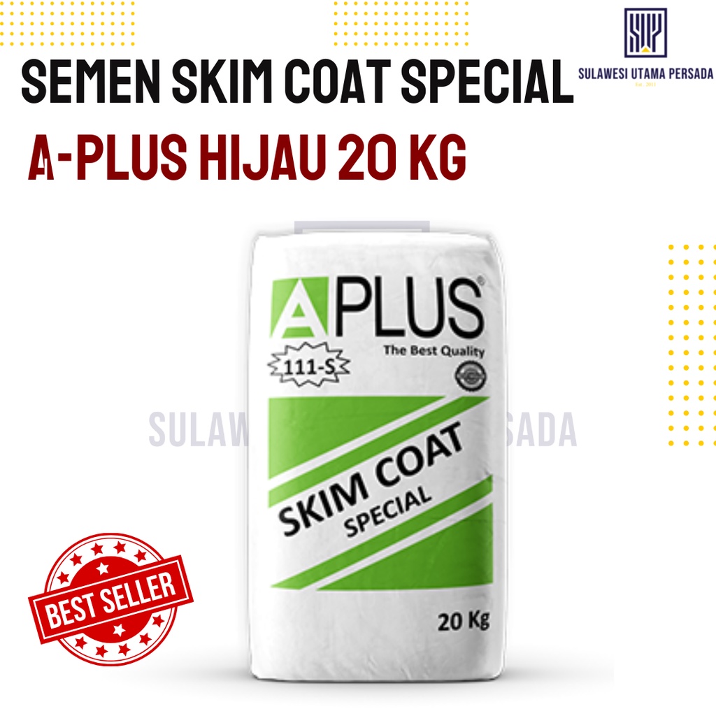 Jual APLUS SKIM COAT SPESIAL APLUS HIJAU 20 KG | Shopee Indonesia