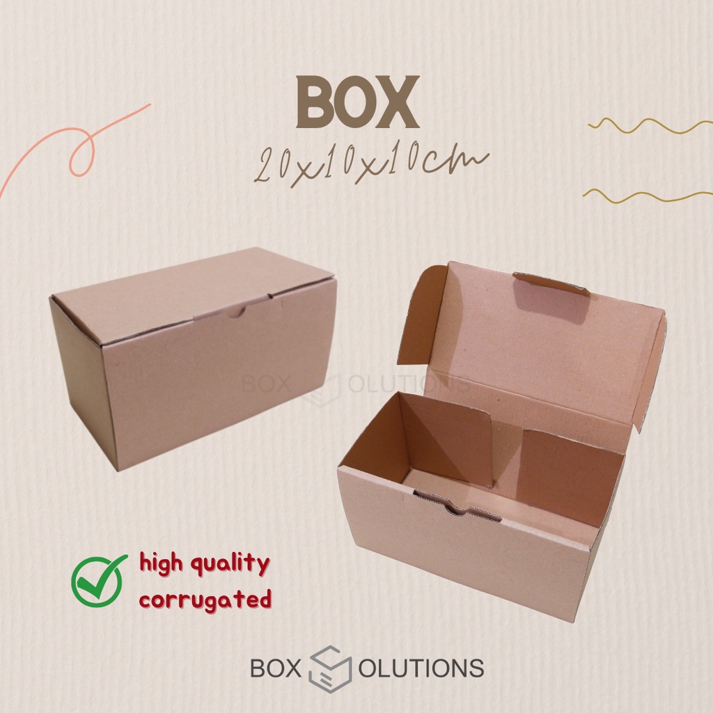 Jual dus / dos / box aksesoris e-flute die cut 20 x 10 x 10 cm / kardus ...