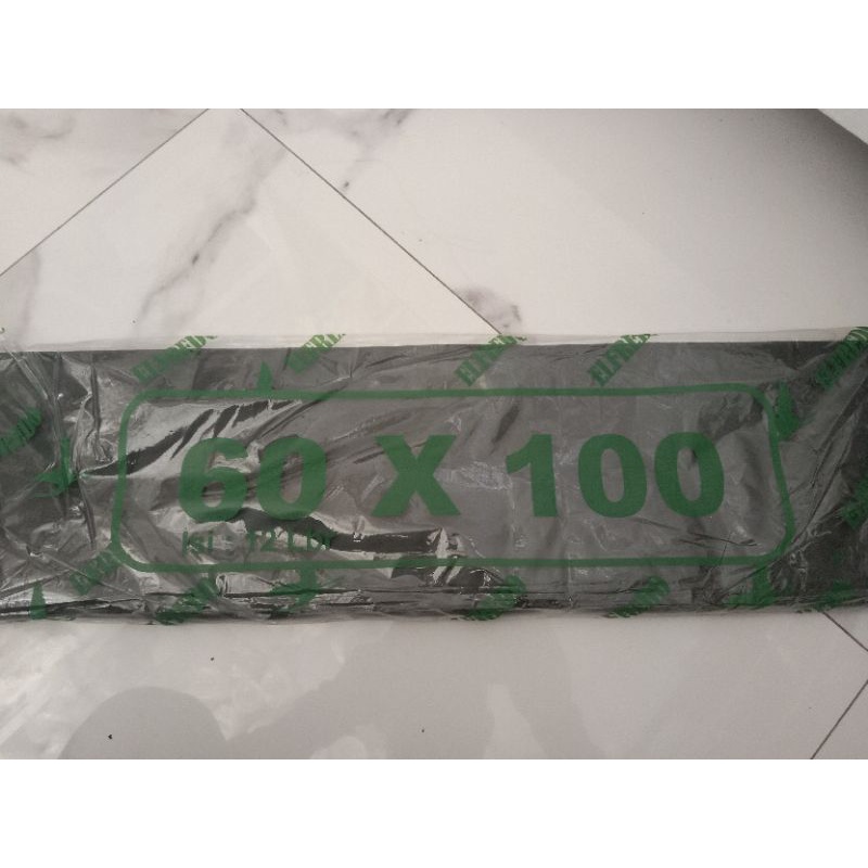 Jual Kantong plastik Sampah Trash Bag Hitam Ukuran 60x100 12 Lembar ...