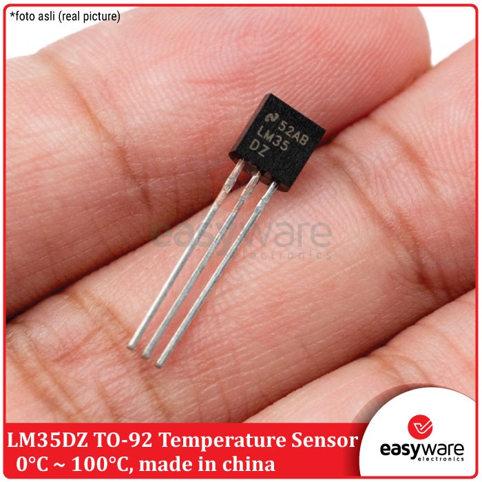 Jual LM35 Temperature Sensor LM35DZ TO-92 LM35 DZ TO 92 SASLUN | Shopee Indonesia