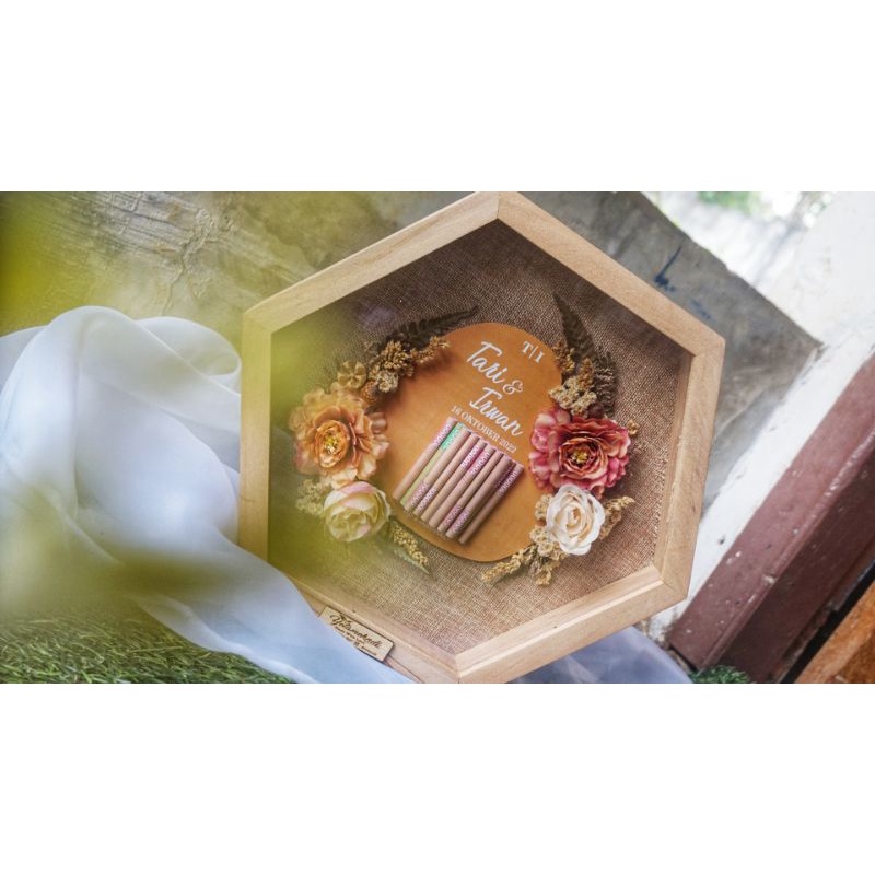 Jual CUSTOM BINGKAI MAHAR HEXAGON MURAH | Shopee Indonesia