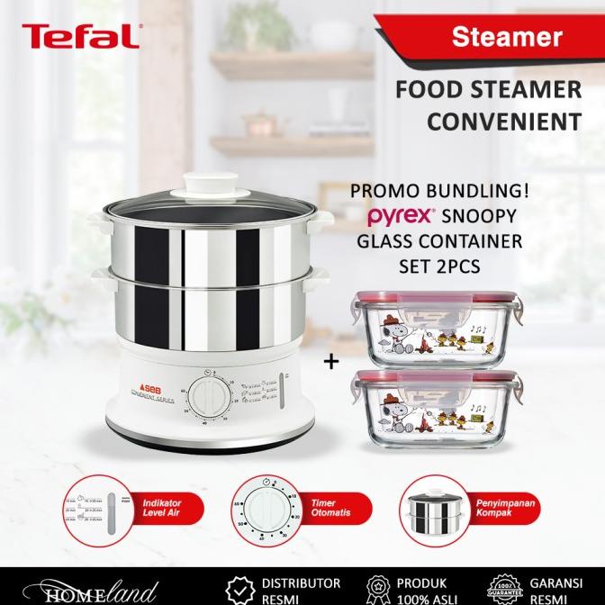 Jual Tefal Food Steamer CONVENIENT VC1451 Pengukus Kukusan Stainless ...