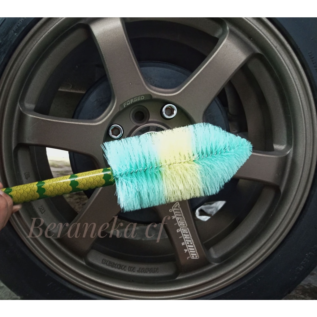 Jual wheel brush sikat pembersih velg mobil | sikat cuci motor | Shopee ...