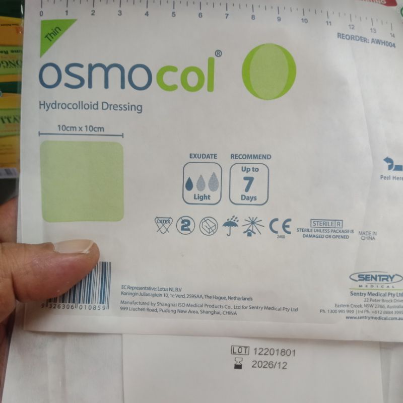 Jual OSMOCOL Hydrocolloid Dressing 10cm x 10cm | Shopee Indonesia