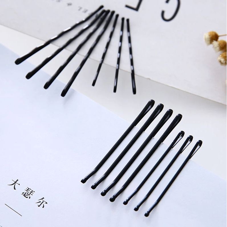 Jual Jepit Lidi Bobby Pin Isi 40 Jepit Rambut Kecil Hitam Warna Hair ...