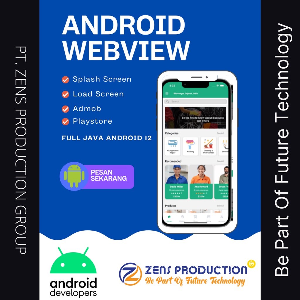 Jual JASA ANDROID WEBVIEW PROFESIONAL - Convert Website to App | Shopee ...