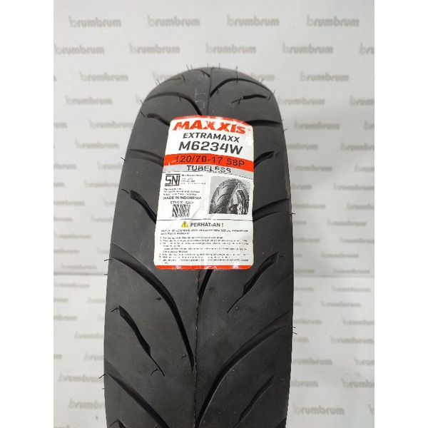 Jual BAN MAXXIS 120/70-17 EXTRAMAXX M6234 58 H | Shopee Indonesia