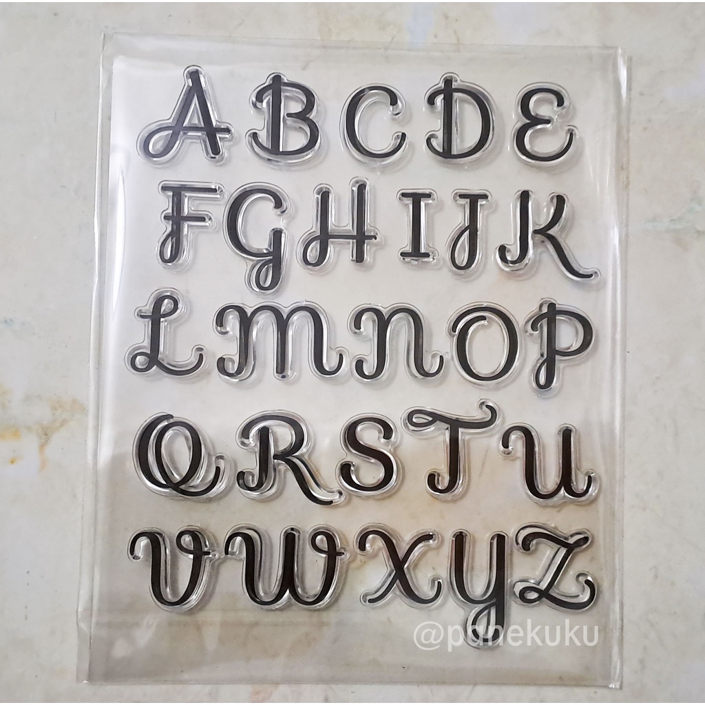 Jual EMBOSSER HURUF FONDANT 2/ Alat cetakan stamp dekorasi kue/ stempel ...