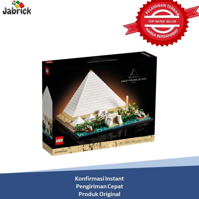 Jual BOOM SALE LEGO 21058 ARCHITECTURE The Great Pyramid of Giza ...