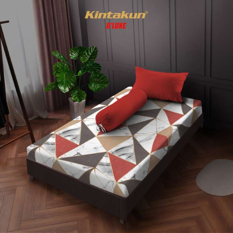 Jual Kintakun Sprei 90/100/120 Lavana Aesthetic Dluxe Microfiber 20 cm (3in1) Abu - abu | Shopee ...