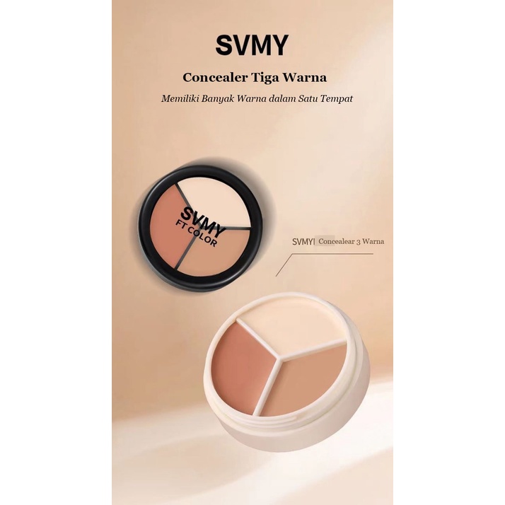 Jual SVMY tri-color clear concealer tahan air dan keringat | Shopee ...