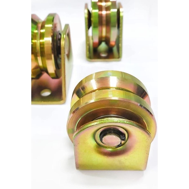 Jual Roda pagar besi 75 mm double bearing / roda pagar besi 3 inch ...