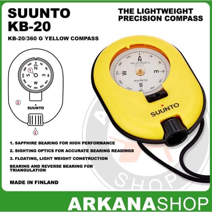 Jual KOMPAS COMPASS SUUNTO KB20 KB 20 ORIGINAL | Shopee Indonesia