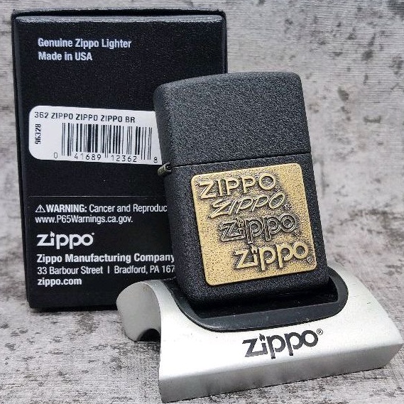 Jual Zippo 362 Emblem Brass Original | Shopee Indonesia