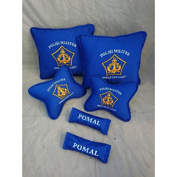 Jual bantal mobil Pomal polisi militer angkatan laut /tni al/tni au/tni ...