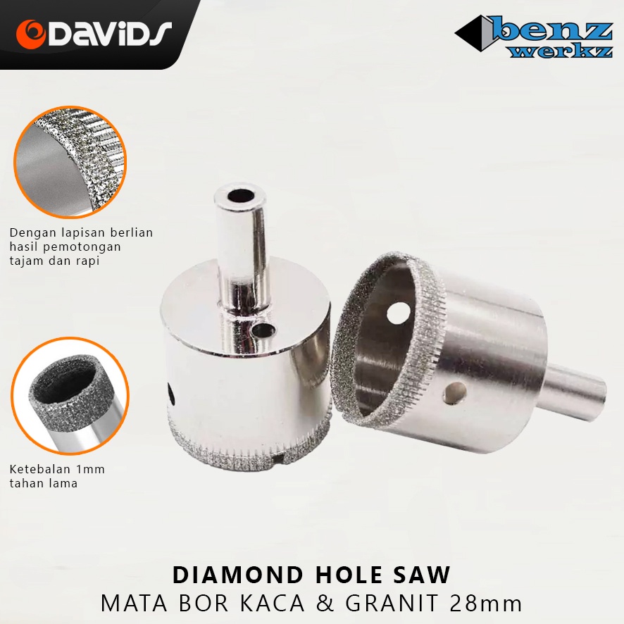 Jual Mata Bor Kaca Granite Keramik Diamond Hole Saw | Shopee Indonesia