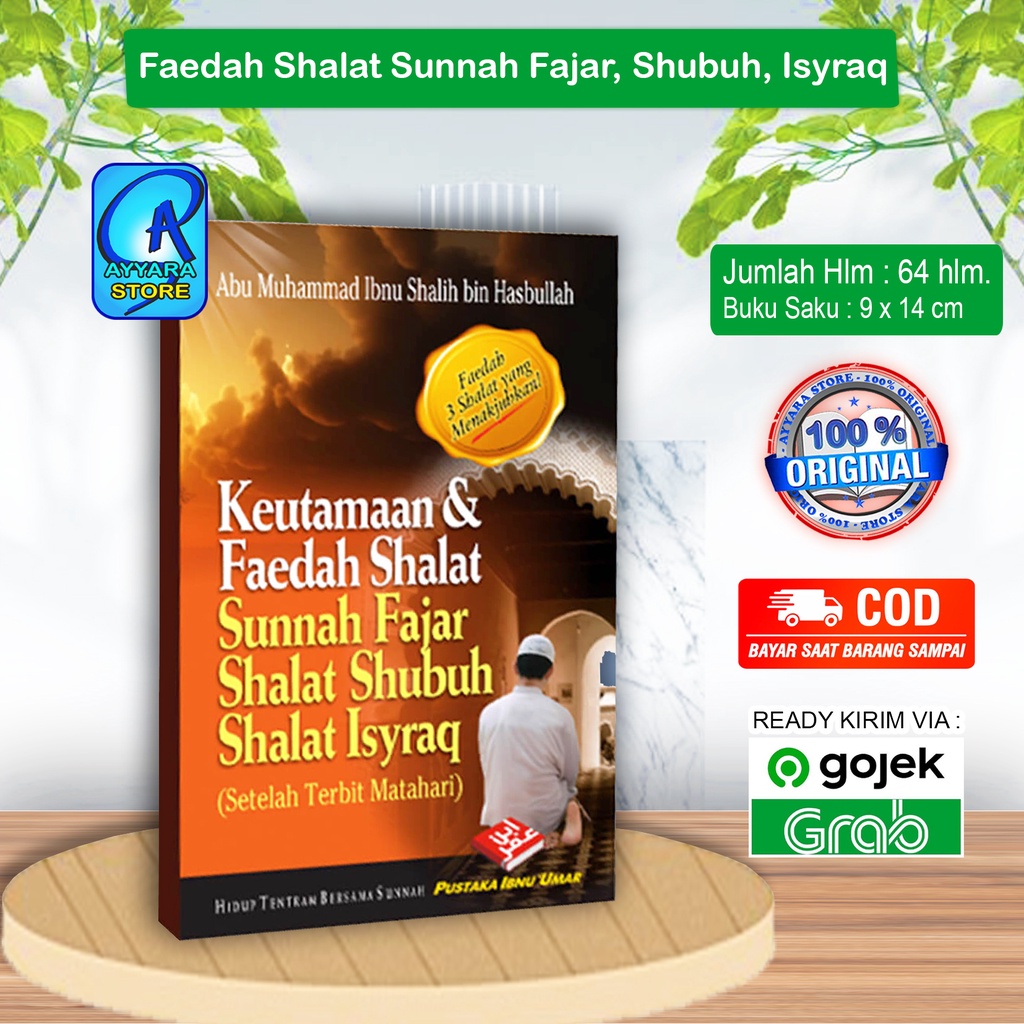 Jual Buku Saku Keutamaan dan Faedah Shalat Sunnah Fajar, Shubuh, Isyraq ...