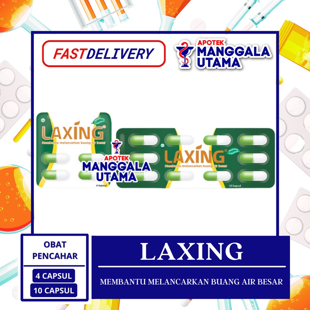 Jual LAXING PER STRIP ISI 10 KAPSUL | Shopee Indonesia
