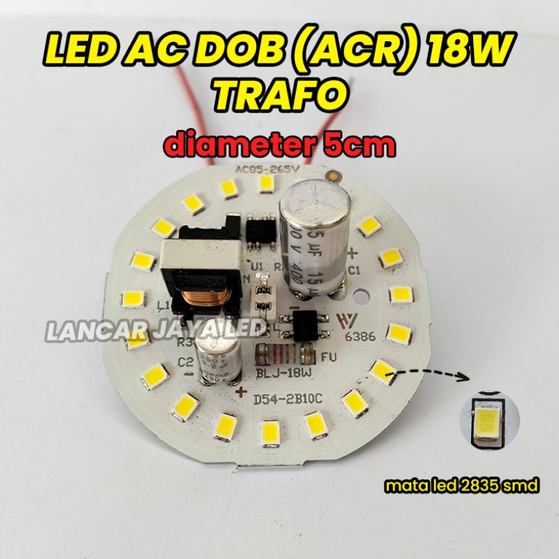 Jual PCB LED AC (ACR) plus trafo Watt lengkap 12,15,18,20,30,40 ...