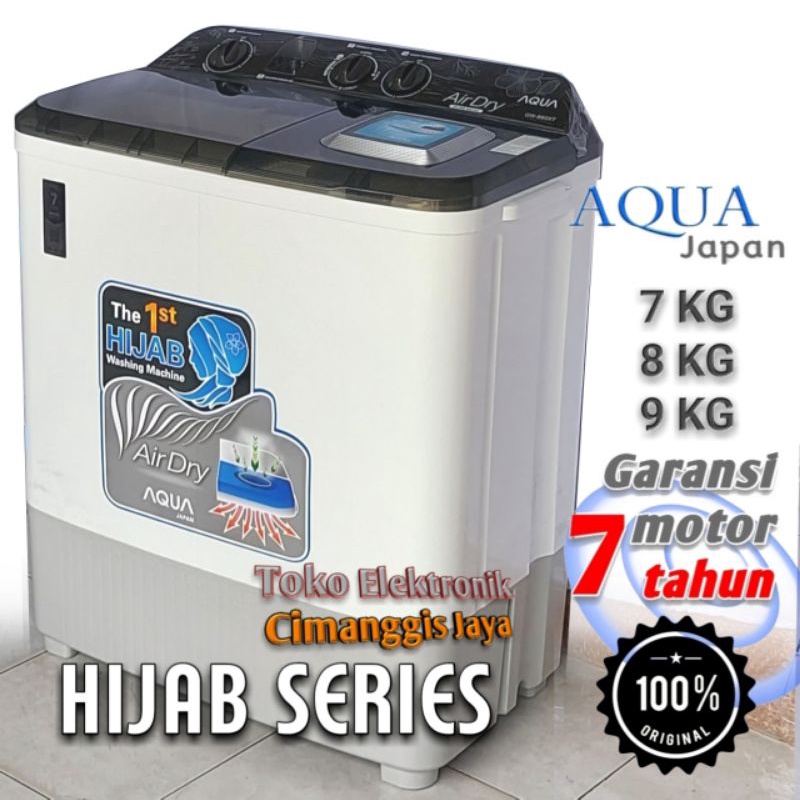 Jual mesin cuci Aqua 2 tabung 7 kg 8 kg 9 kg 10 kg 12 kg | Shopee Indonesia