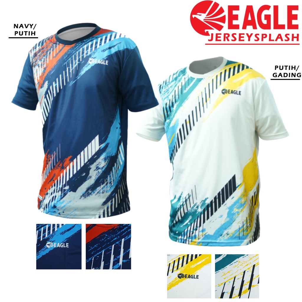Jual Kaos Baju Jersey Badminton Eagle Splash Original Terbaru | Shopee ...