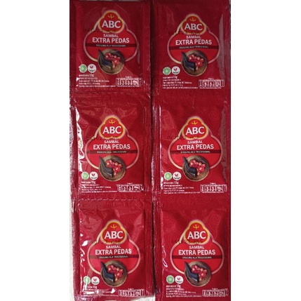 Jual Abc saos sambal extra pedas kemasan 15gr isi 10 sachet | Shopee ...