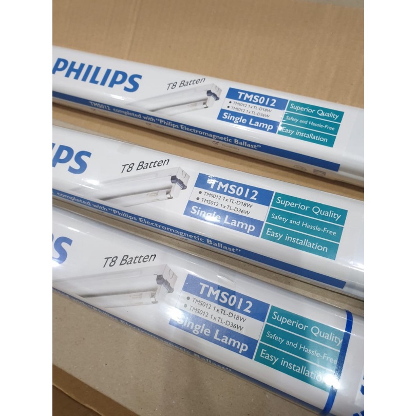 Jual KAP LAMPU/DUDUKAN LAMPU/FITTING LAMPU TL PHILIPS TMS-012 | Shopee ...