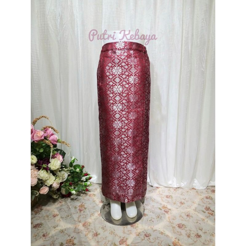 Jual rok songket/rok songket tradisional/rok Melayu/songket malaysia ...