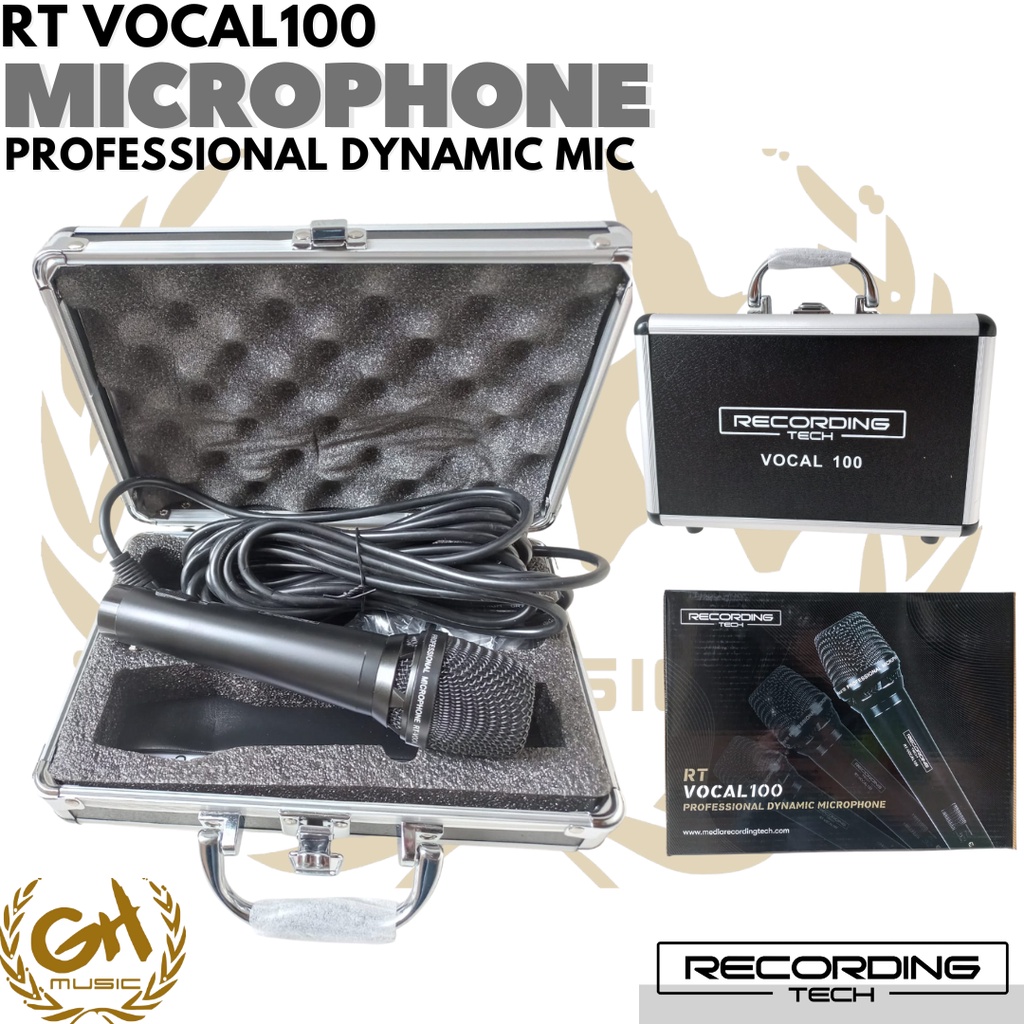 Jual Recording Tech RT Vocal100 Professional Dynamic Mic - Mic RT Vocal ...