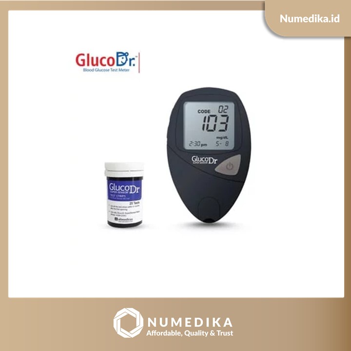 Jual Blood Glucose Test Meter Super Sensor GlucoDr AGM-2200 ( Alat Tes ...