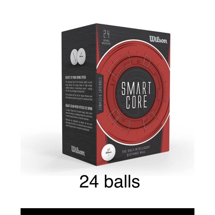 Jual Wilson Smart Core golf balls - bola golf (24 balls) | Shopee Indonesia