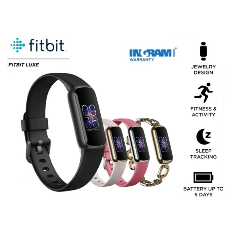 Jual Fitbit Luxe Fitness & Wellness Tracker Smart Watch | Shopee Indonesia