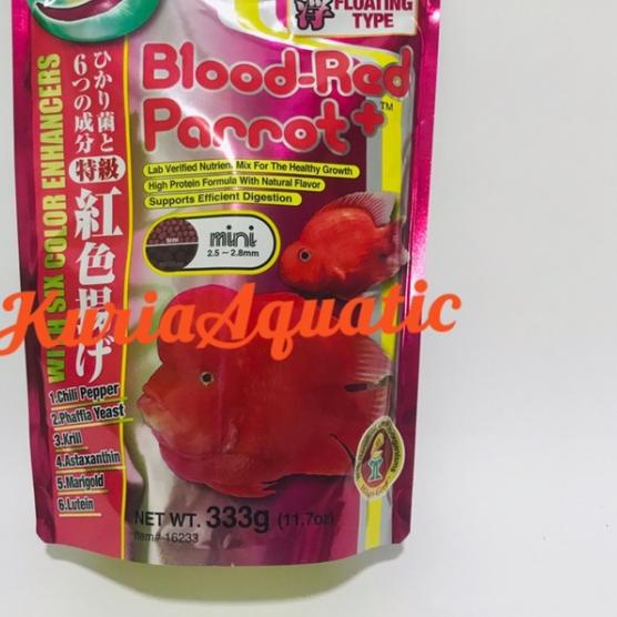 Jual Hikari BLOOD RED PARROT Mini 333 G Gr Gram Pakan Parot 333gr 333gram | Shopee Indonesia