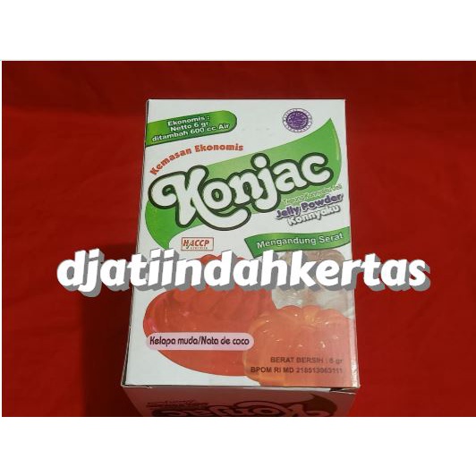 Jual PROMO MERIAH!!!! JELLY POWDER KONNYAKU MEREK, KONJAC Rasa KELAPA MUDA | Shopee Indonesia