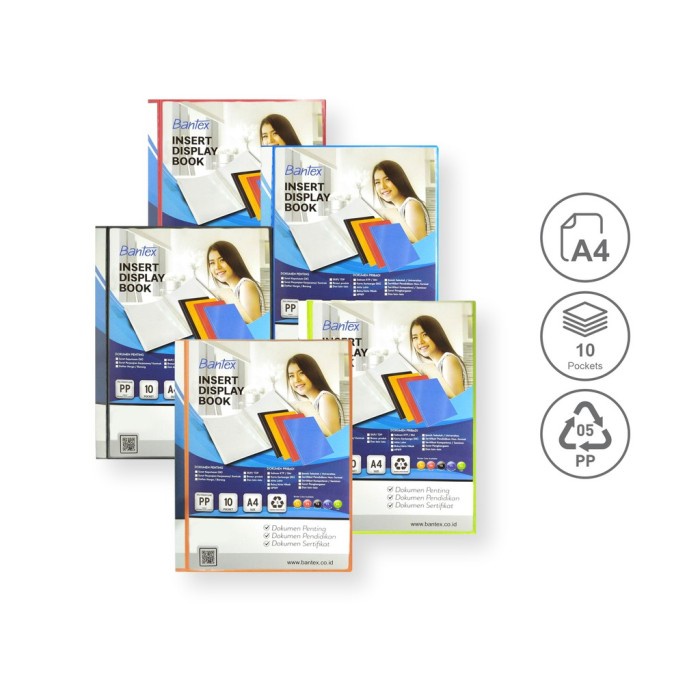 Jual BANTEX DISPLAY BOOK / CLEAR HOLDER A4 10 SHEET 3140-I MIKA(PCS ...